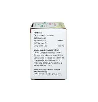 VALMETROL-3 1600 UI CON 50 TABLETAS