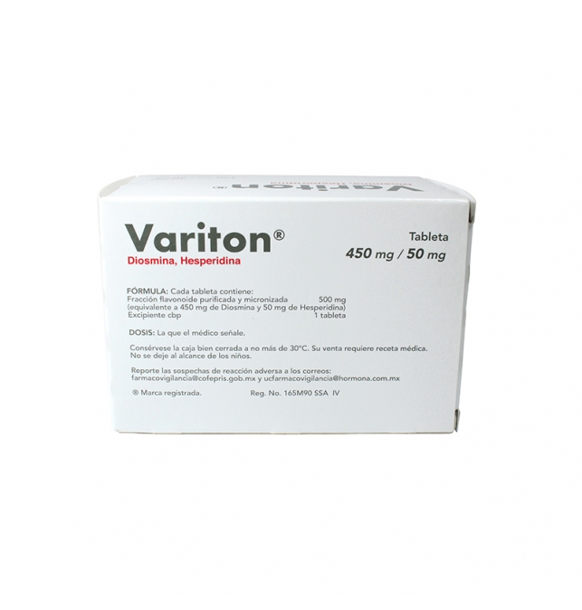 VARITON 450MG/50MG CON 60 TABLETAS