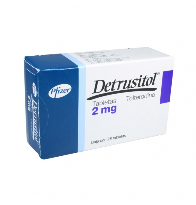 DETRUSITOL 2 MG CON 28 TABLETAS