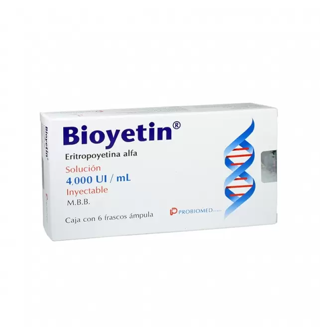 Bioyetin 4000 U.I. 6 Frascos Ámpula | Mejor Precio