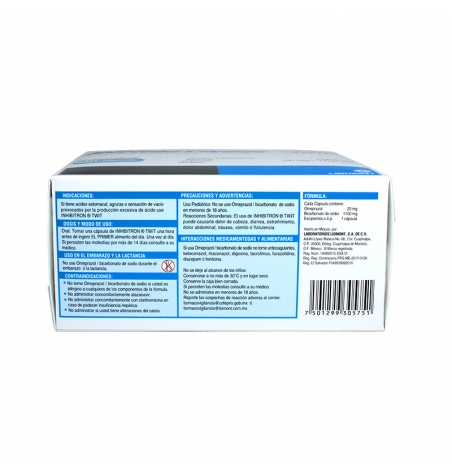 INHIBITRON TWIT 20MG/1100MG CON 30 CÁPSULAS