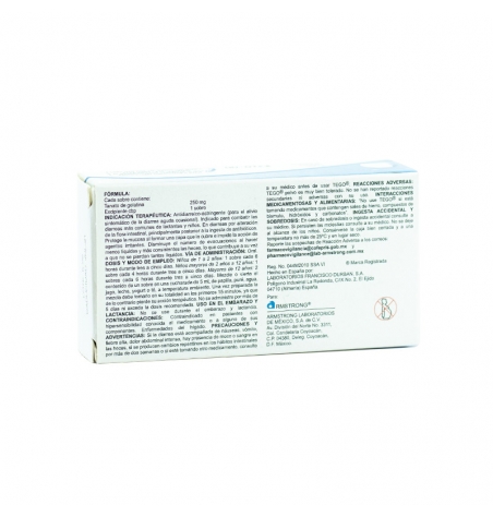 TEGO 250 MG POLVO CON 20 SOBRES