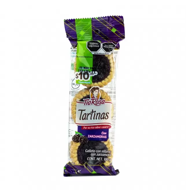 TARTINAS TÍA ROSA ZARZAMORA DE 100 G