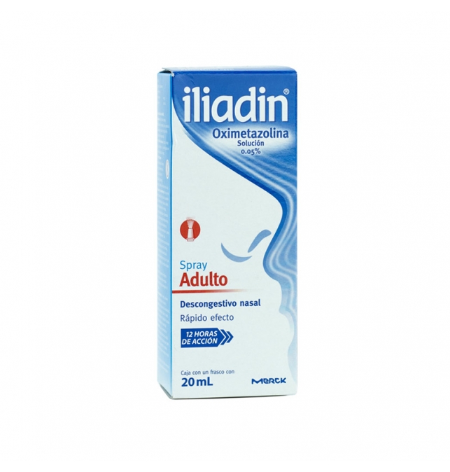 ILIADIN 0.05% CON 20 ML ADULTO SOLUCIÓN SPRAY NASAL