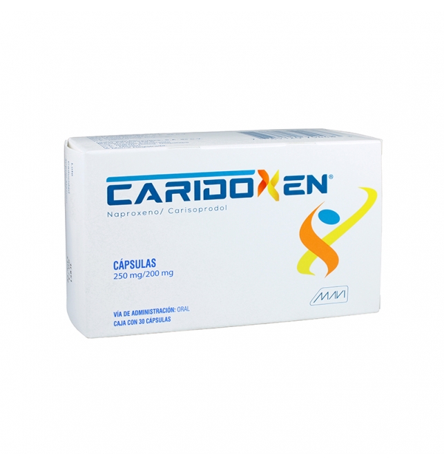 CARIDOXEN 250MG/200MG CON 30 CÁPSULAS