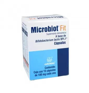 MICROBIOT FIT CON 15 CÁPSULAS DE 180 MG C/U