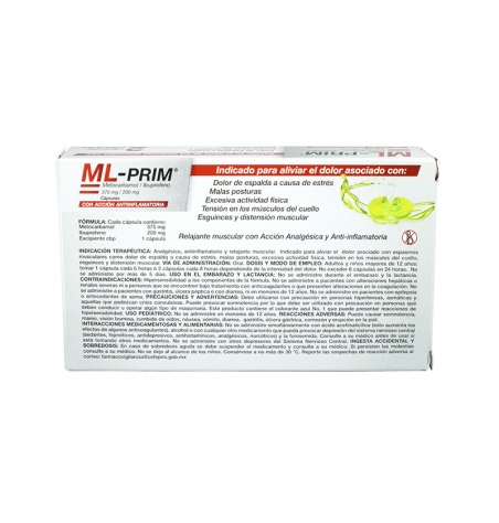 ML-PRIM 375MG/200MG CON 12 CÁPSULAS