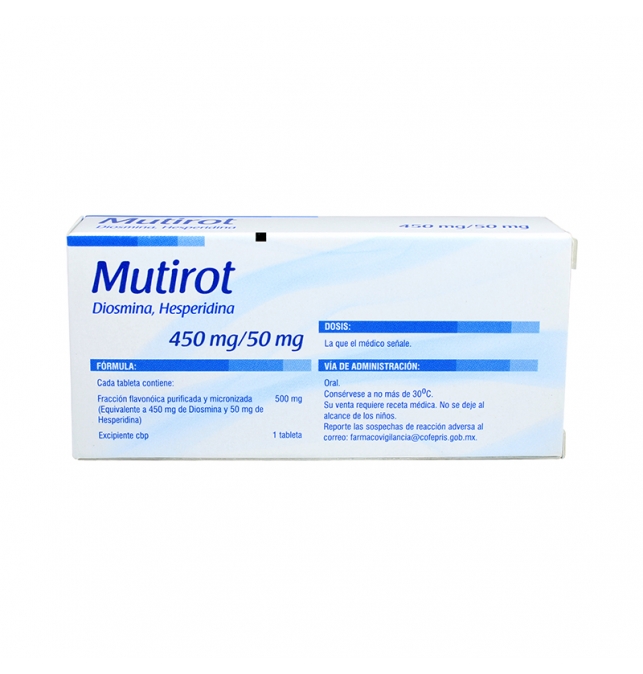 MUTIROT 450MG/50MG CON 20 TABLETAS
