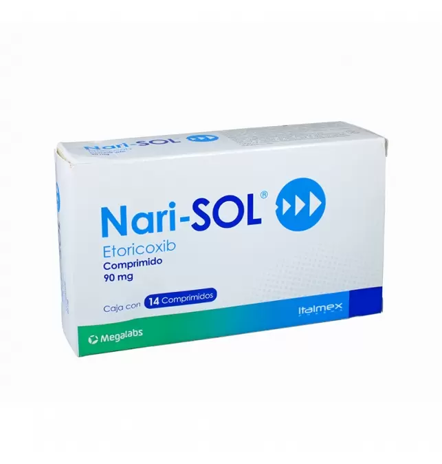 NARI-SOL 90 MG CON 14 COMPRIMIDOS