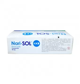 NARI-SOL 90 MG CON 14 COMPRIMIDOS