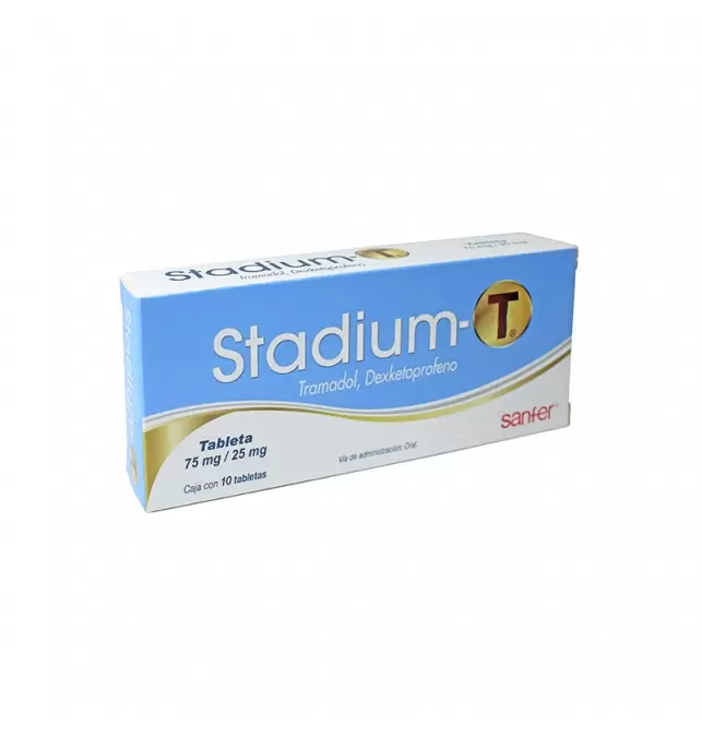 STADIUM 25 MG CON 10 TABLETAS