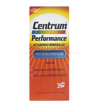 CENTRUM PERFORMANCE CON 100 TABLETAS