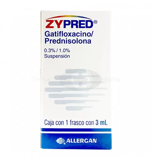Zypred Suspensión Oftálmica 3ml | Infección Ocular Post-Cirugía