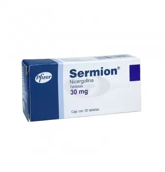 Sermion (Nicergolina) 30 Mg Con 20 Tabletas