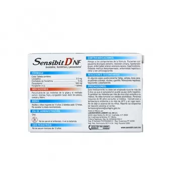 SENSIBIT D CON 12 TABLETAS