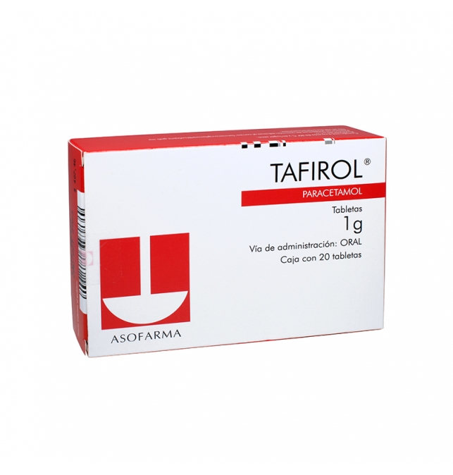TAFIROL 1 G CON 20 TABLETAS