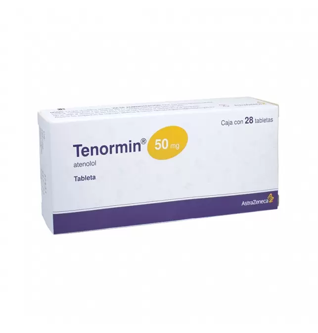 TENORMIN 50 MG CAJA CON 28 TABLETAS