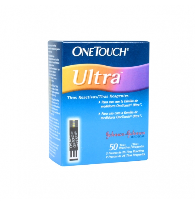 TIRAS ONE TOUCH ULTRA CON 50 PIEZAS