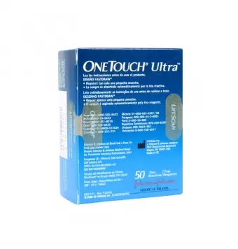 TIRAS ONE TOUCH ULTRA CON 50 PIEZAS