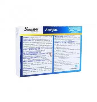Sensibit 10 Mg Con 10 Tabletas