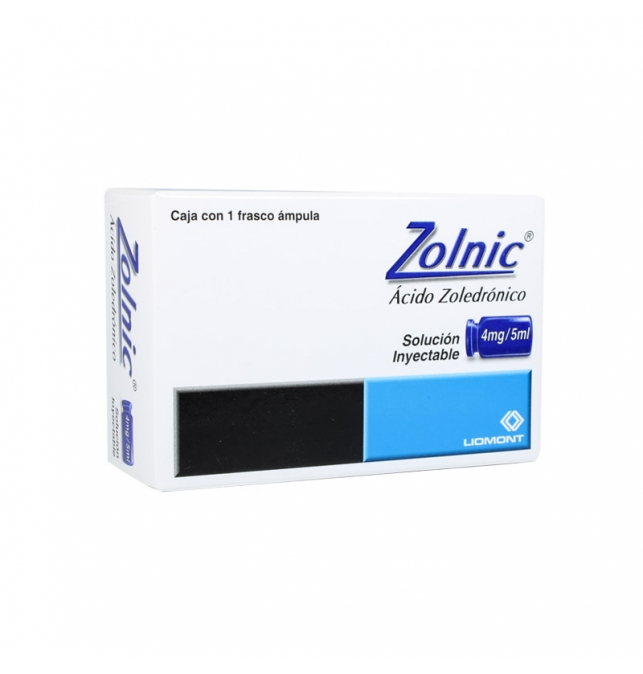 ZOLNIC 4MG/5ML SOLUCIÓN INYECTABLE CON UNA ÁMPULA DE 5 ML