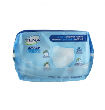 PAÑAL PARA ADULTO TENA PANTS UNISEX CHICO/MEDIANO CON 10 PIEZAS