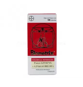 BIOMETRIX FRASCO CON 100 CÁPSULAS