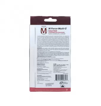 PRESERVATIVO M FORCE + MULTI-O CON 3 PIEZAS