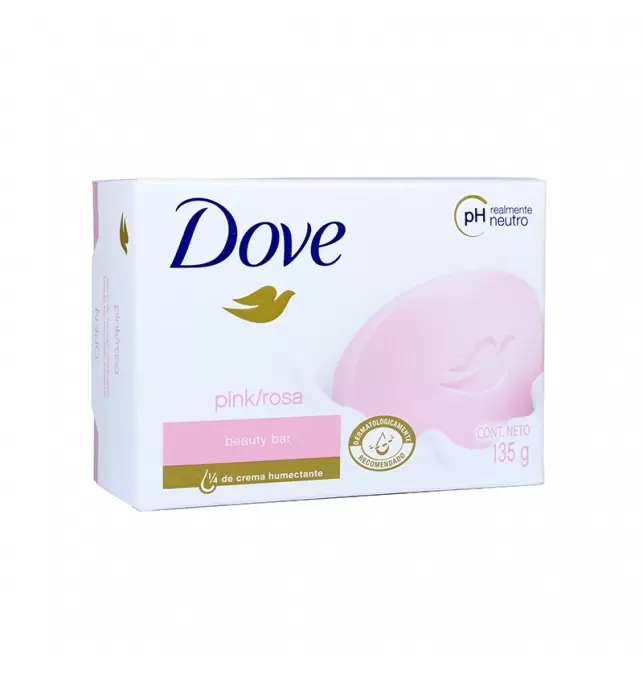JABÓN DOVE PINK CON 135 G