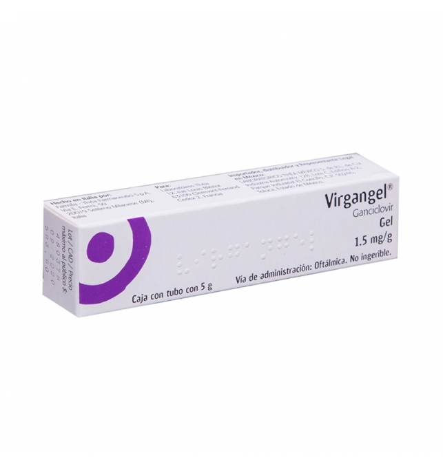 VIRGANGEL 1.5MG/G CAJA CON TUBO CON 5G
