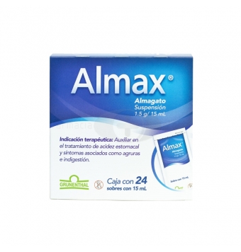 ALMAX 1.5G/15ML CON 24 SOBRES 15 ML C/U