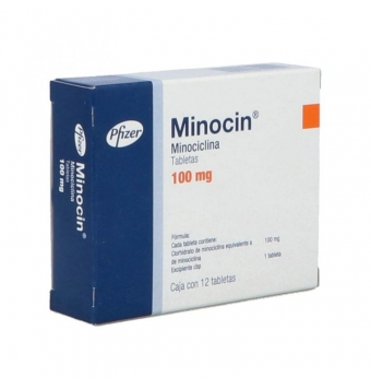 MINOCIN 100 MG CAJA CON 12 TABLETAS