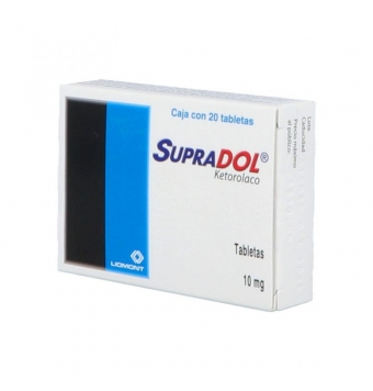 SUPRADOL 10 MG CAJA CON 20 TABLETAS