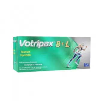 VOTRIPAX B+L SOL INYECTABLE CAJA CON 5 AMPOLLETAS