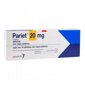 PARIET 20 MG CAJA CON 14 TABLETAS DE LIBERACION RETARDADA