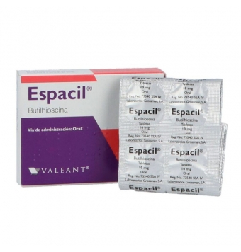 ESPACIL 10 MG CAJA CON 20 TABLETAS