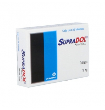 SUPRADOL 10 MG CAJA CON 20 TABLETAS