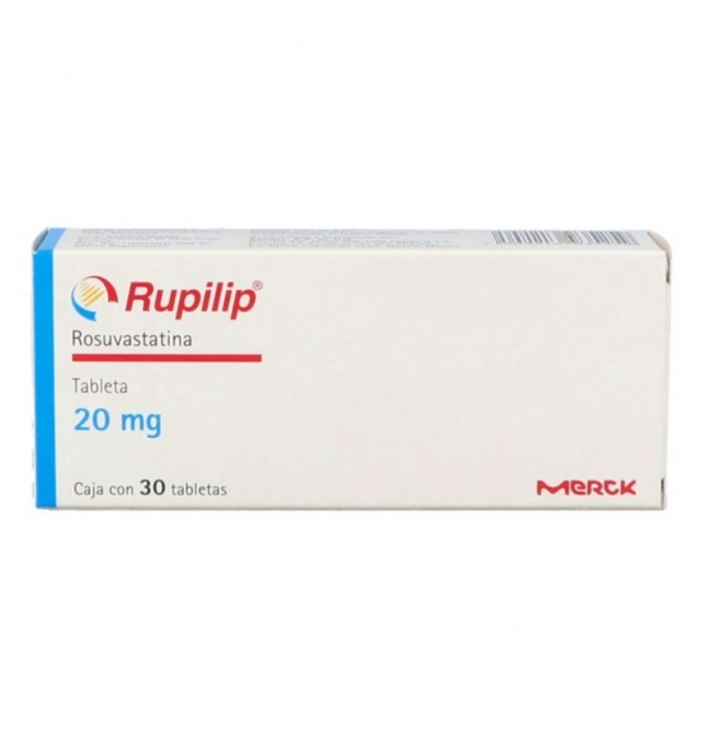 RUPILIP 20 MG CAJA CON 30 TABLETAS